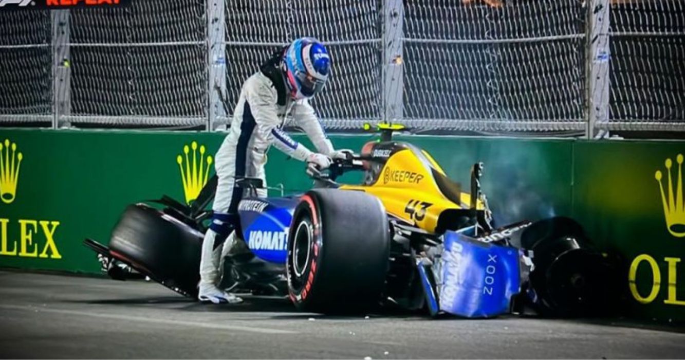 El impactante accidente de Franco Colapinto en Las Vegas - deCampoNoticias